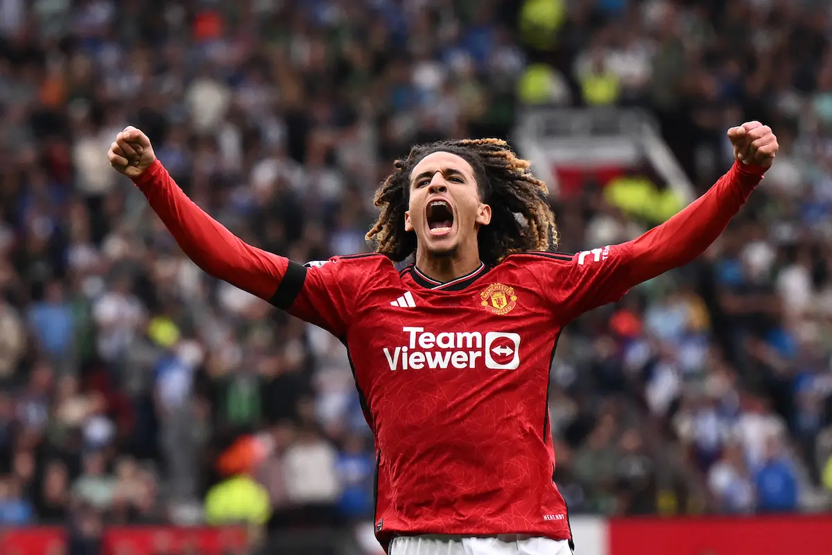 Premier but de Hannibal Mejbri avec Manchester United
