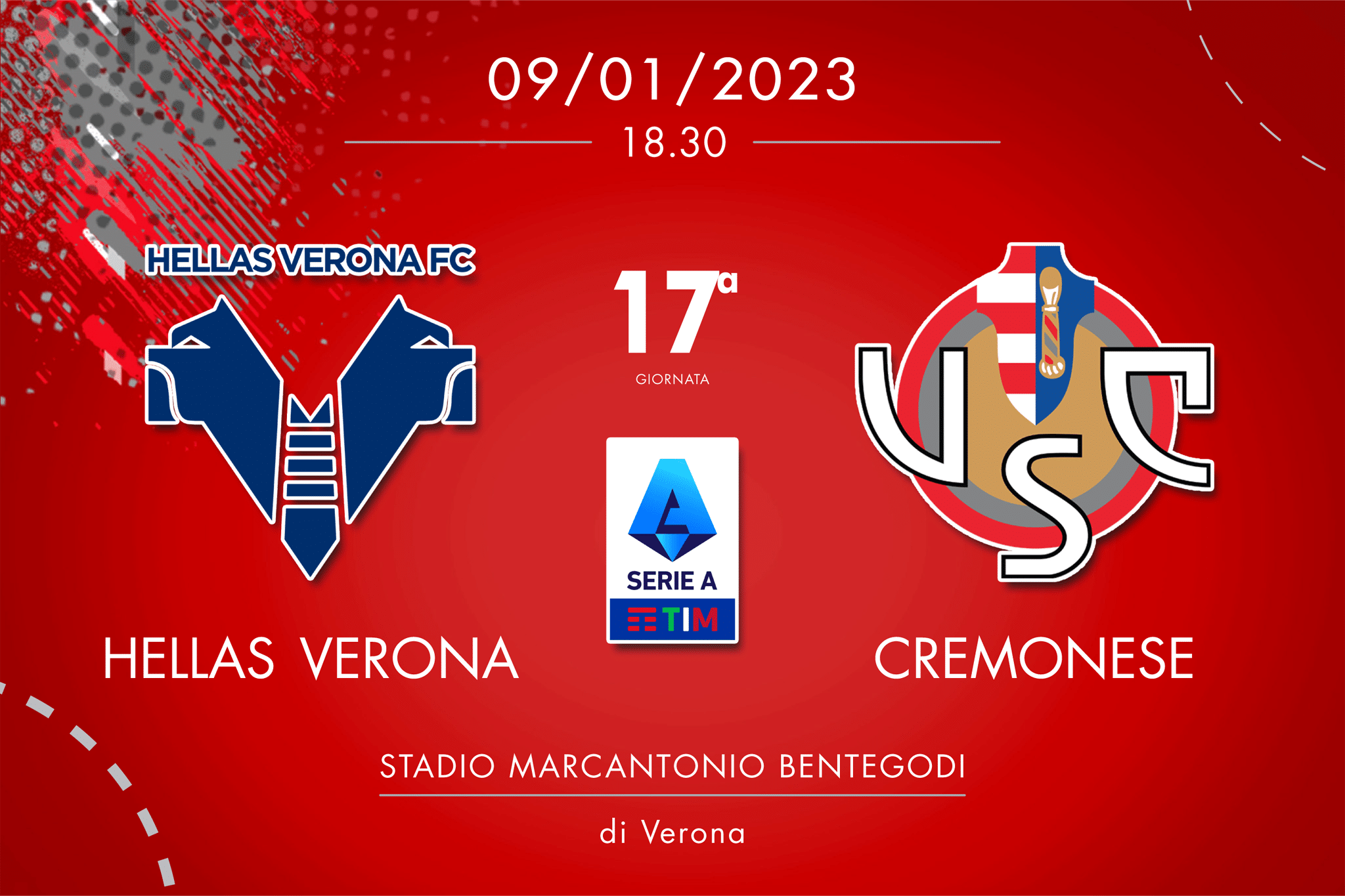 US Cremonese - Hellas Verona (19/01/2026) Pronostic IA