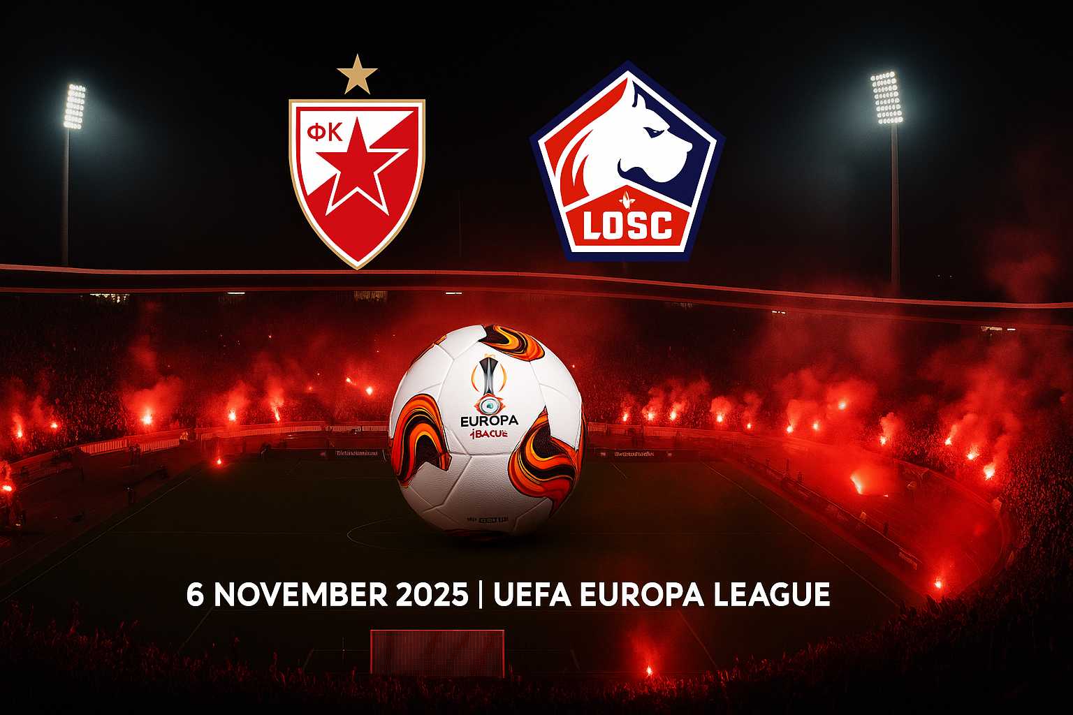 LOSC Lille – FK Crvena zvezda : compositions officielles