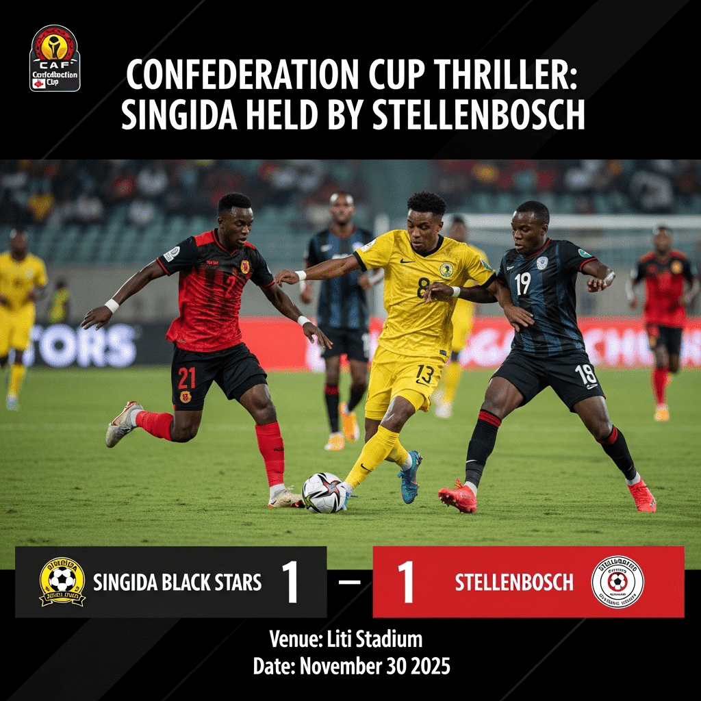 Stellenbosch FC – Singida Black Stars FC : les compositions officielles